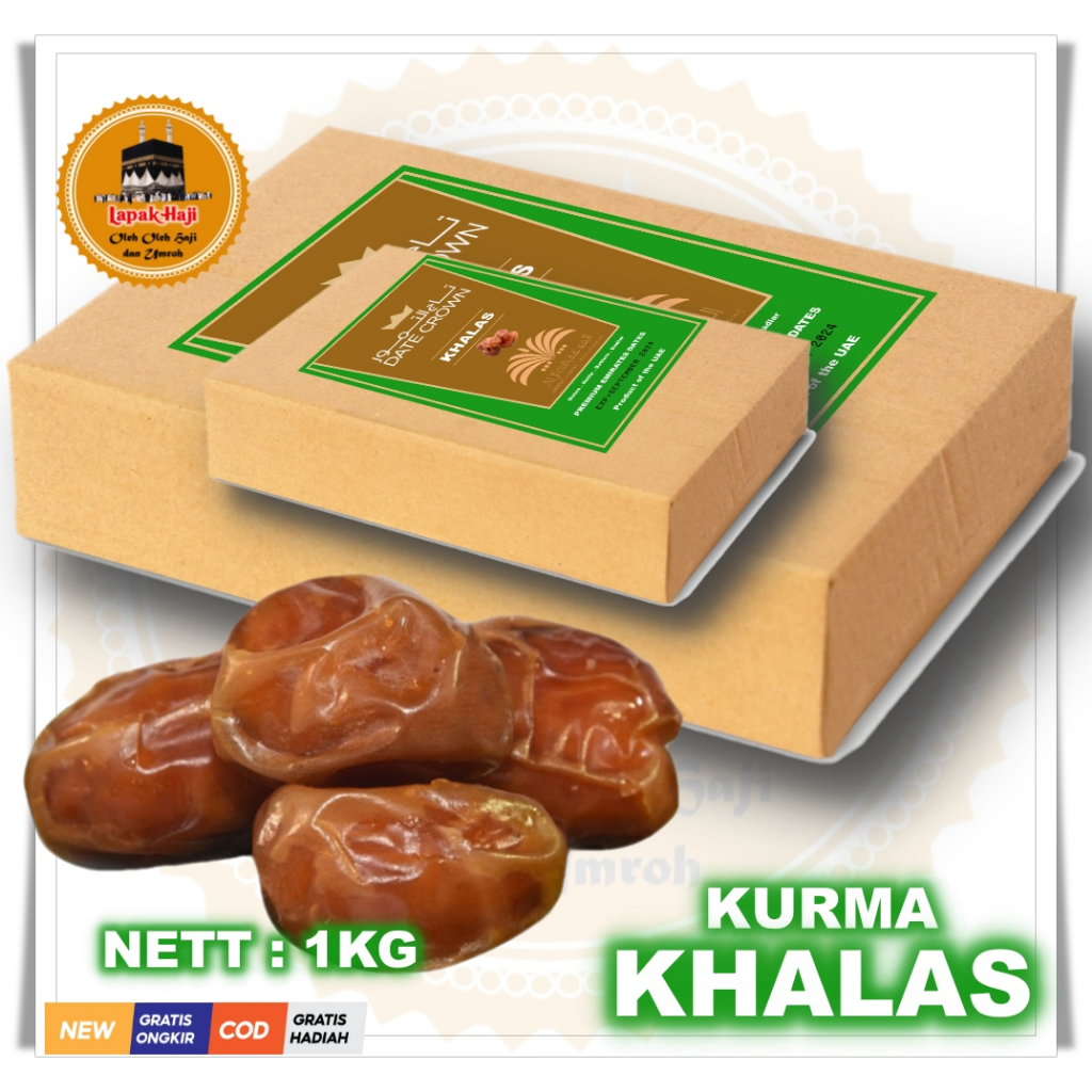 Jual KURMA KHALAS SPESIAL 1KG | Shopee Indonesia