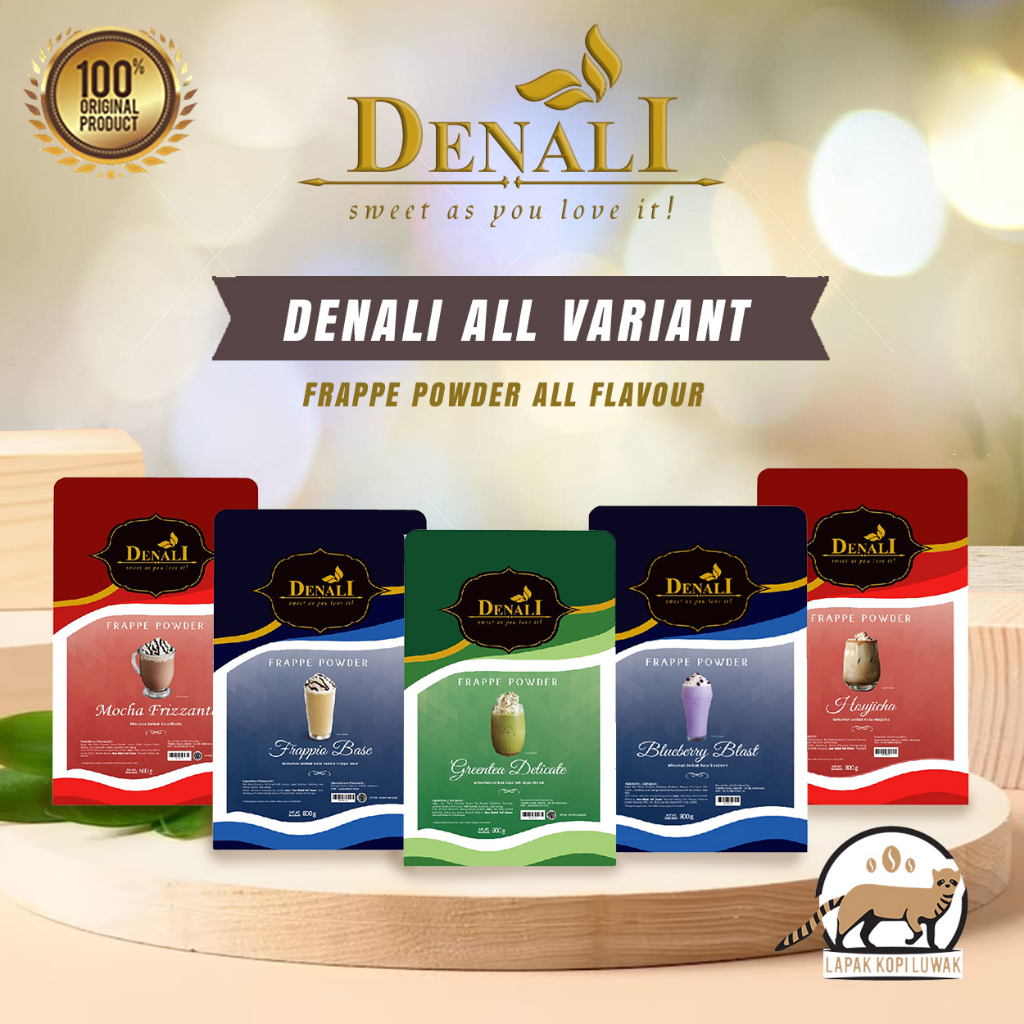 Jual Denali Powder All Variant - Red Velvet, Matcha, Cocoa Signature ...