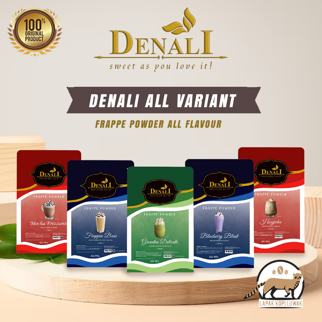 Jual Denali Powder All Variant - Red Velvet, Matcha, Cocoa Signature ...