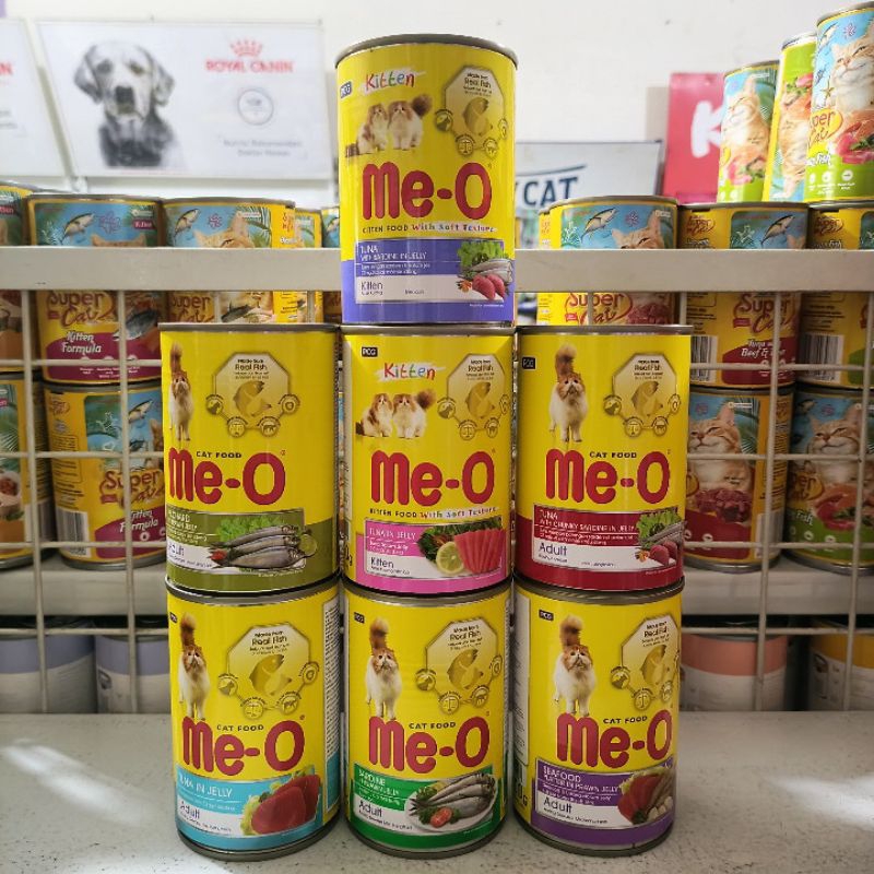 Jual Makanan Kucing Meo Kaleng All Variant 400G Wet Food | Shopee Indonesia