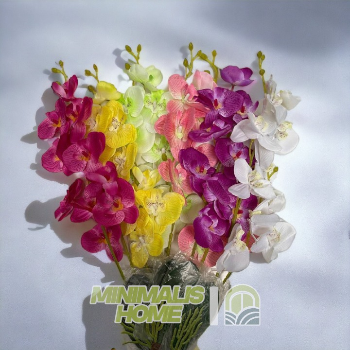 Jual Bunga Anggrek Palsu Orchid Artificial untuk Dekorasi Minimalis ...