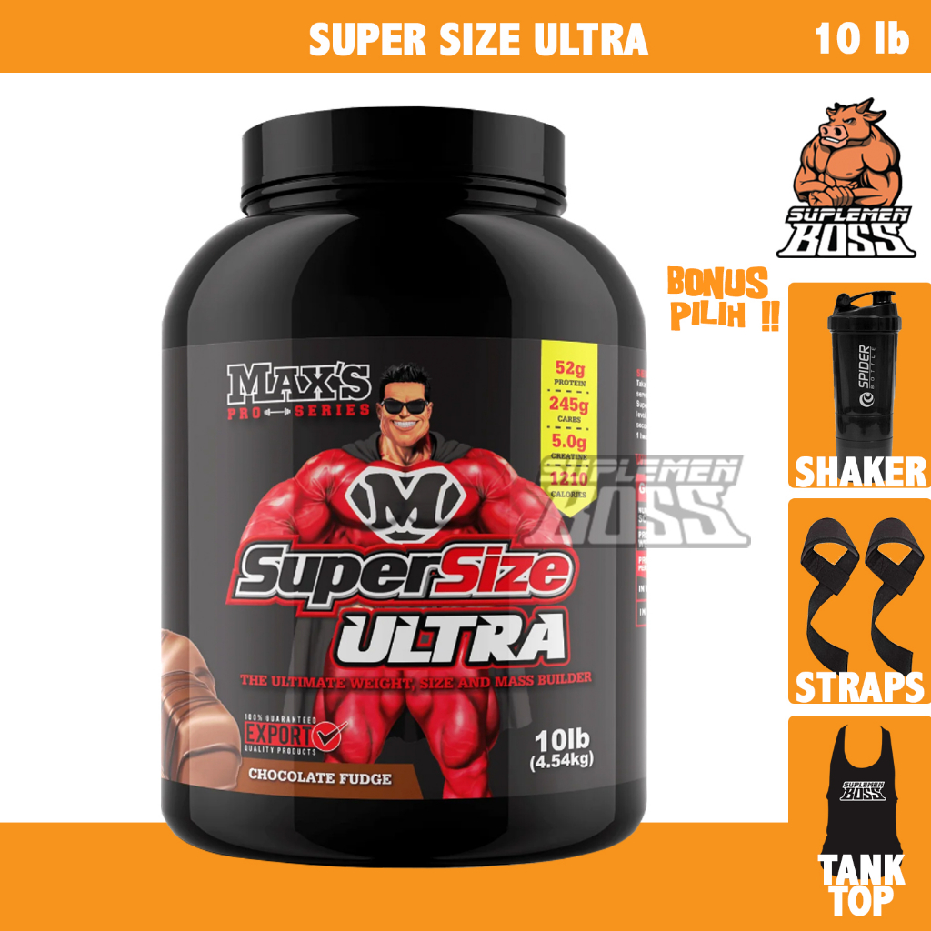 Jual MAXS SUPER SIZE ULTRA MASS GAINER 10LB | Shopee Indonesia