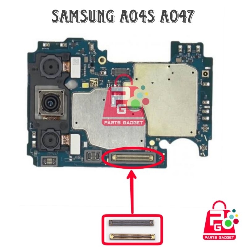 Jual Konektor Mainboard Samsung A04S A047 Soket Connector Fpc Sub Board ...