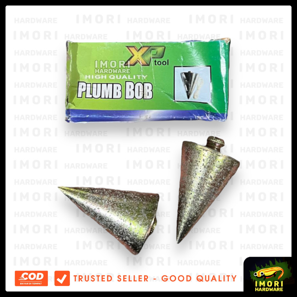 Jual XP TOOL Lot Pyramid 100 200 300 400 500gr Lod Tukang Plumb Bob ...