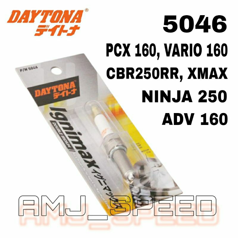 Jual BUSI DOUBLE IRIDIUM DAYTONA VARIO 160 PCX 160 ADV 160 CBR250RR XMAX 250 PCX 160 HYBRID NEW ...