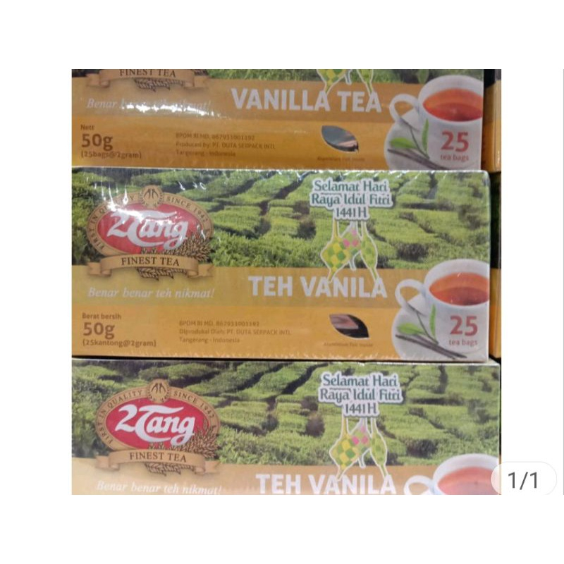 Jual Teh 2 Tang Teh Celup Rasa Vanilla | Shopee Indonesia