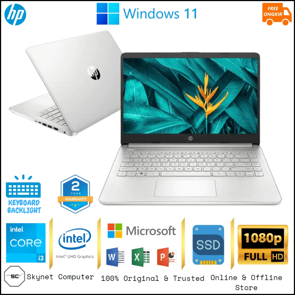 Jual HP 14S DQ5115TU INTEL CORE i3 1215U RAM24GB SSD512GB FHD WINDOWS ...