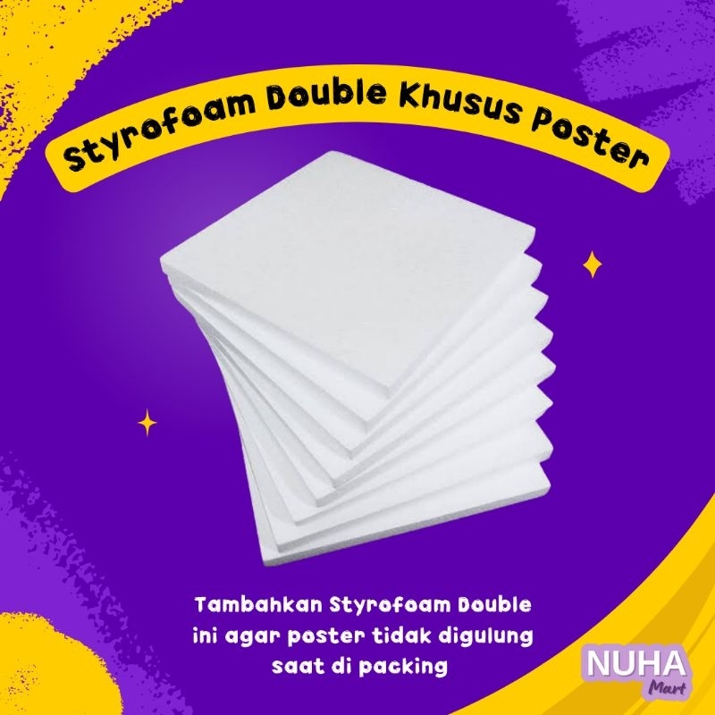 Jual Double Styrofoam Packing Poster A3+ | Shopee Indonesia