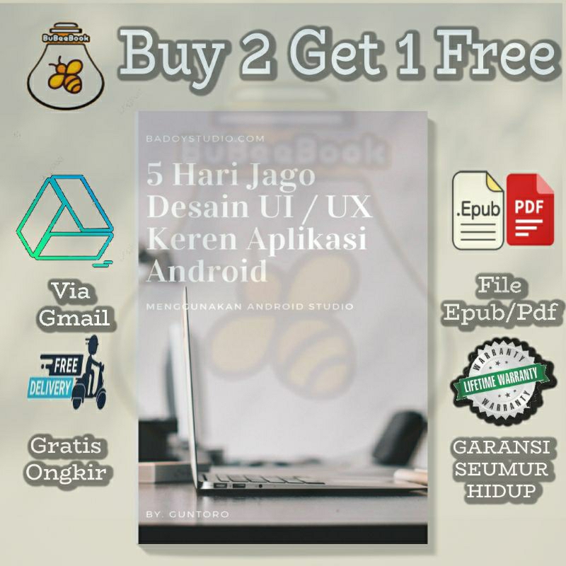 Jual BK 5 Hari Jago Desain UI / UX Keren Aplikasi Android | Shopee ...