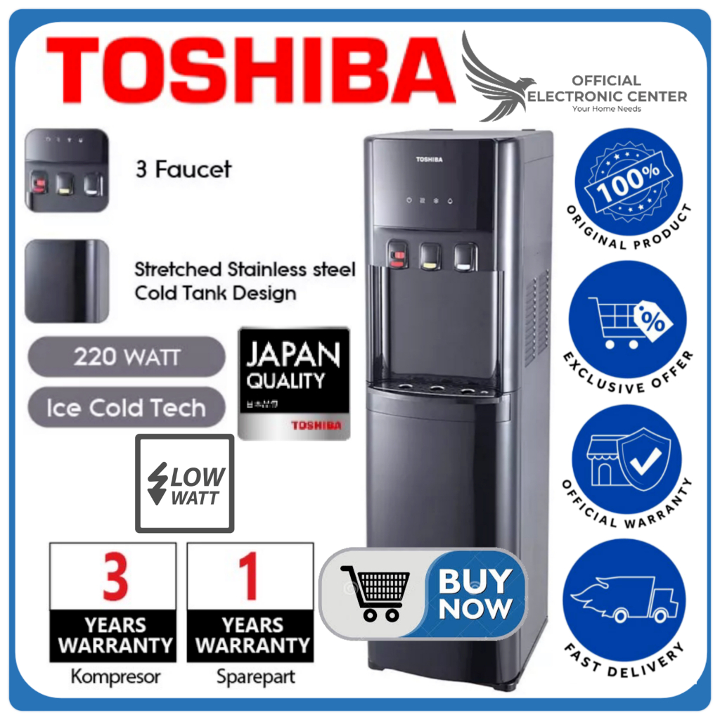 Jual TOSHIBA DISPENSER RWF-W1615BN(K1) RWF W1615BN(K1) W1615BN-K1 GALON ...