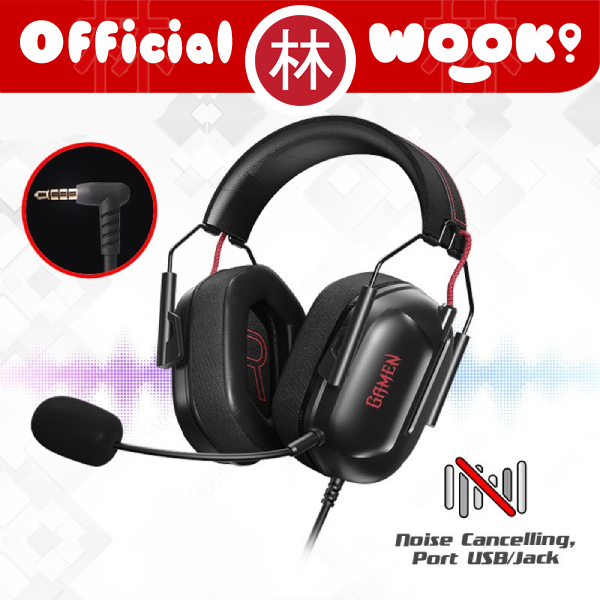 Jual GAMEN Gaming Headset GALEA Tactical Headphone USB / Kabel Jack 3 ...