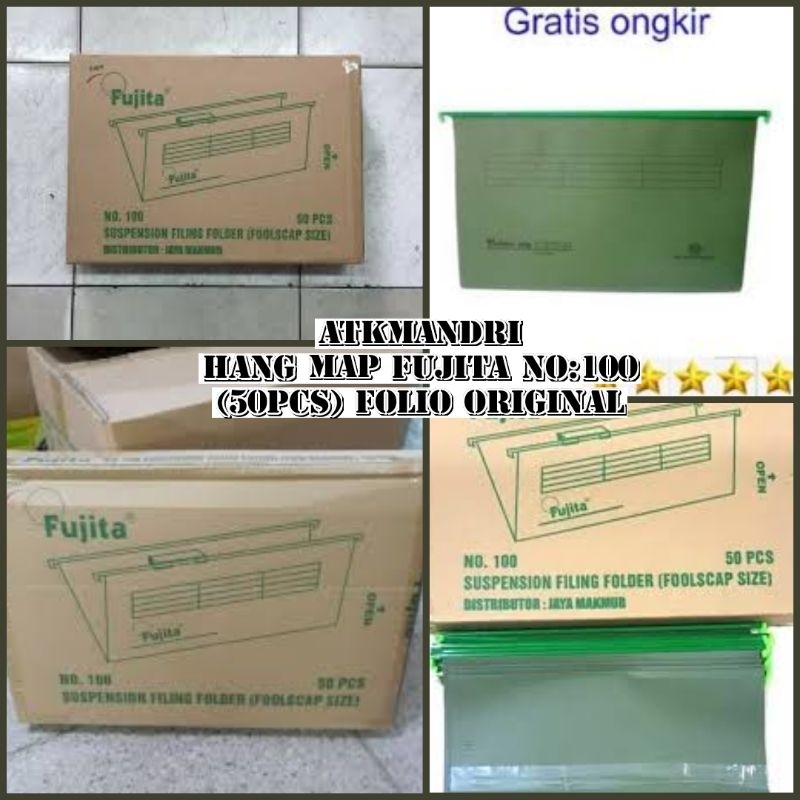 Jual MAP GANTUNG FUJITA NO:100(50PCS) FOLIO ORIGINAL | Shopee Indonesia