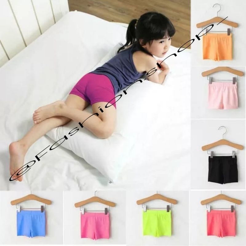 Jual LEGGING CELANA SHORT MINI KIDS, TK , SD , SMP BAHAN SPANDEK | Shopee Indonesia