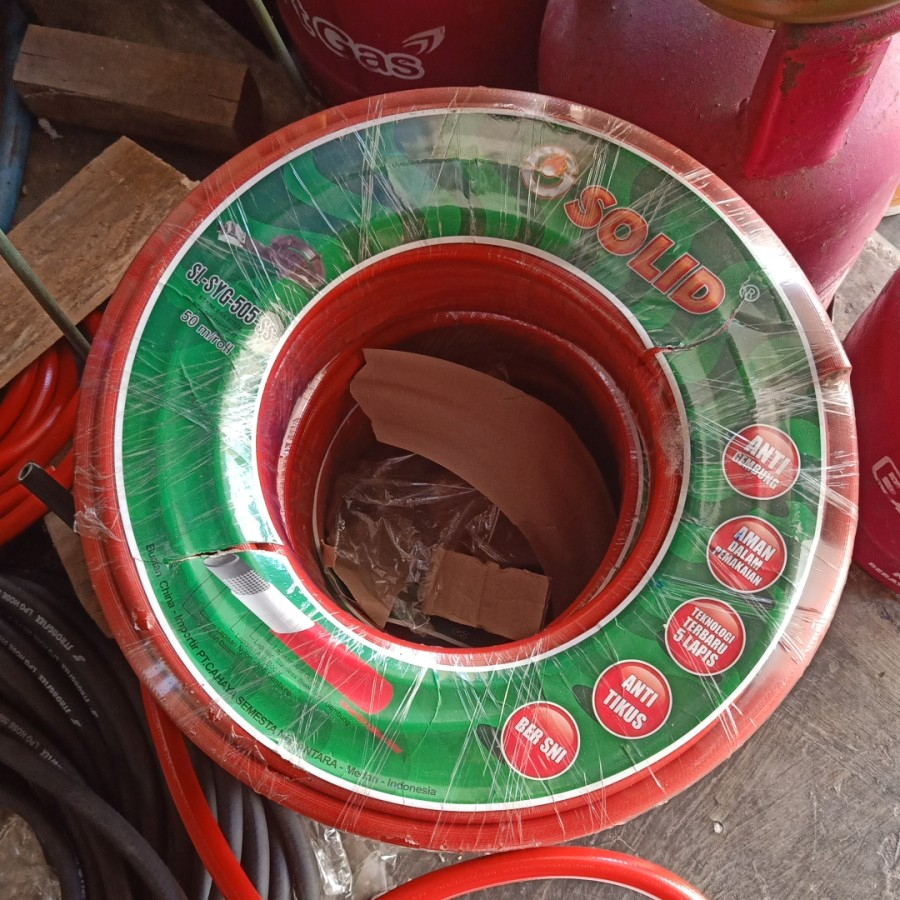 Jual SELANG GAS SOLID 5 LAPIS / SERAT KAWAT STAINLESS STEEL / PER ROLL ...