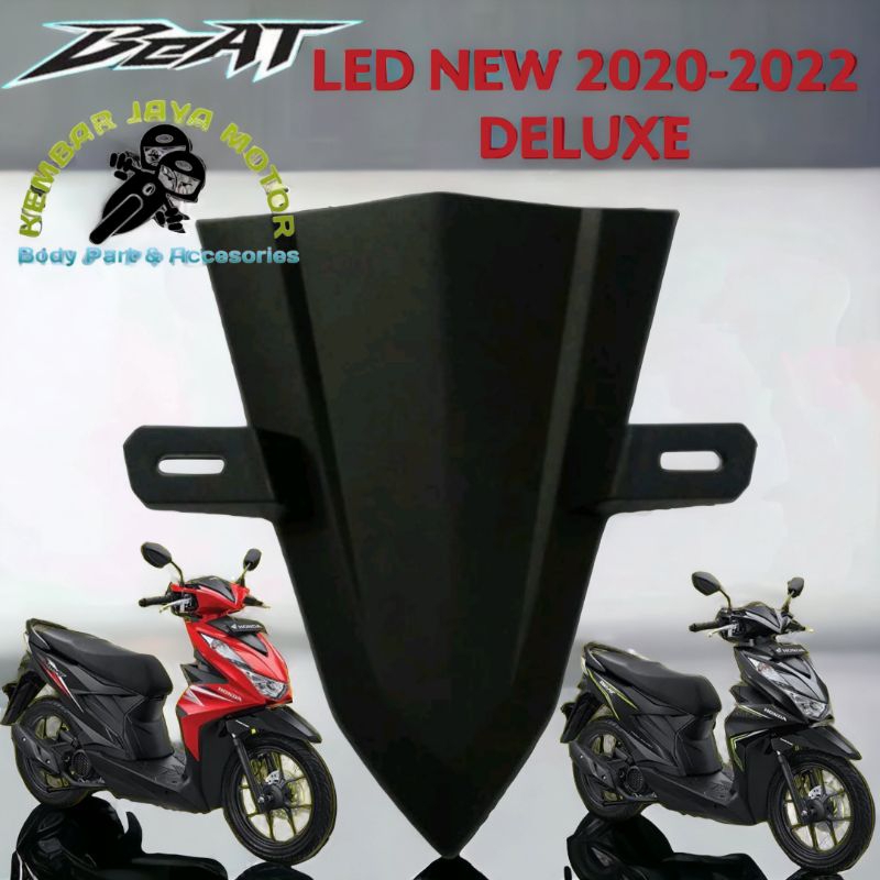 Jual original tameng kecil dasi dudukan plat nomor beat new led deluxe K1A 2020-2022 | Shopee ...