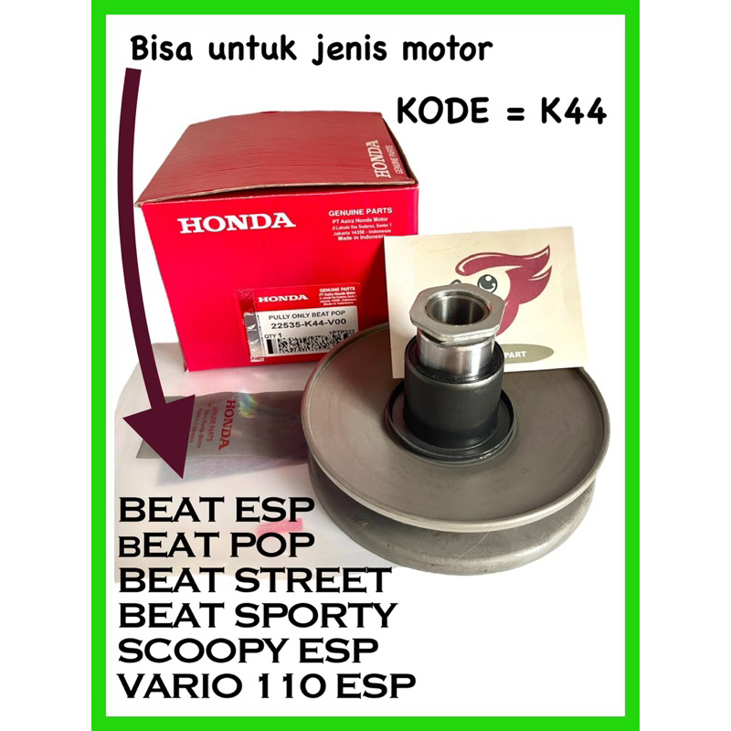 Jual PULLY PULI PULLEY ONLY BEAT ESP BEAT STREET BEAT POP / SCOOPY ESP ...