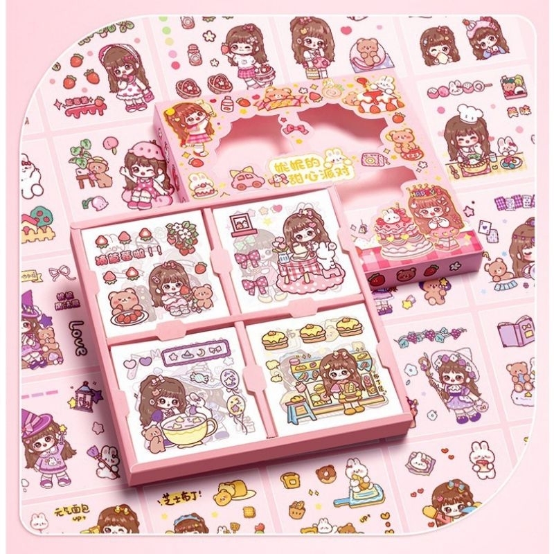 Jual COD Sticker Momo 10 Lembar Sticker Keke Sticker Waterproof 10 ...