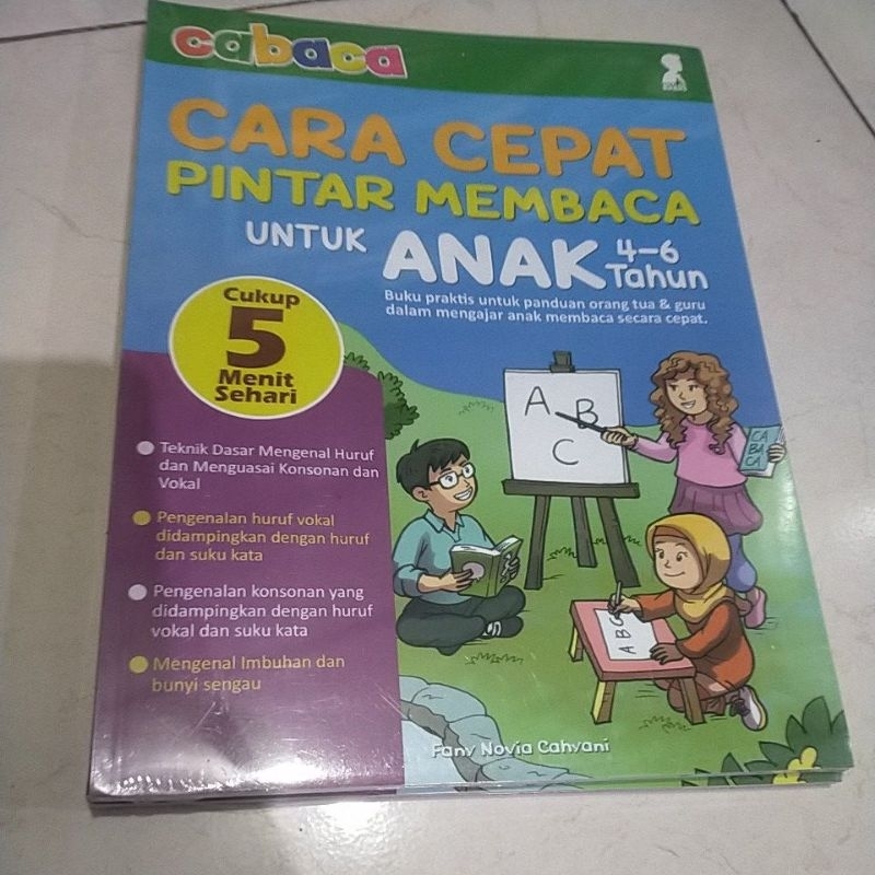 Jual BUKU ANAK / CARA CEPAT PINTAR MEMBACA / LANCAR MEMBACA / ANAK 4 ...