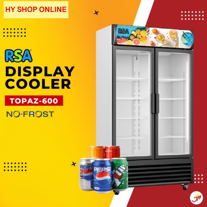 Jual RSA TOPAZ 600 KULKAS 2 PINTU KULKAS KACA KULKAS DAGING ES MINUMAN ...