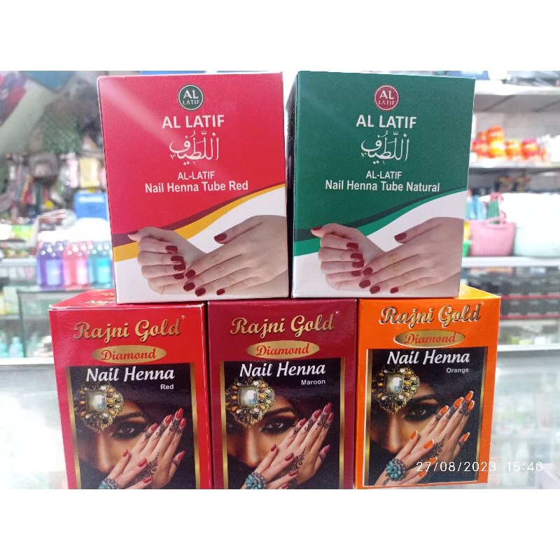 Jual (BPOM) Neha Golecha Henna Kuku / al latif nail henna kuku kutek ...