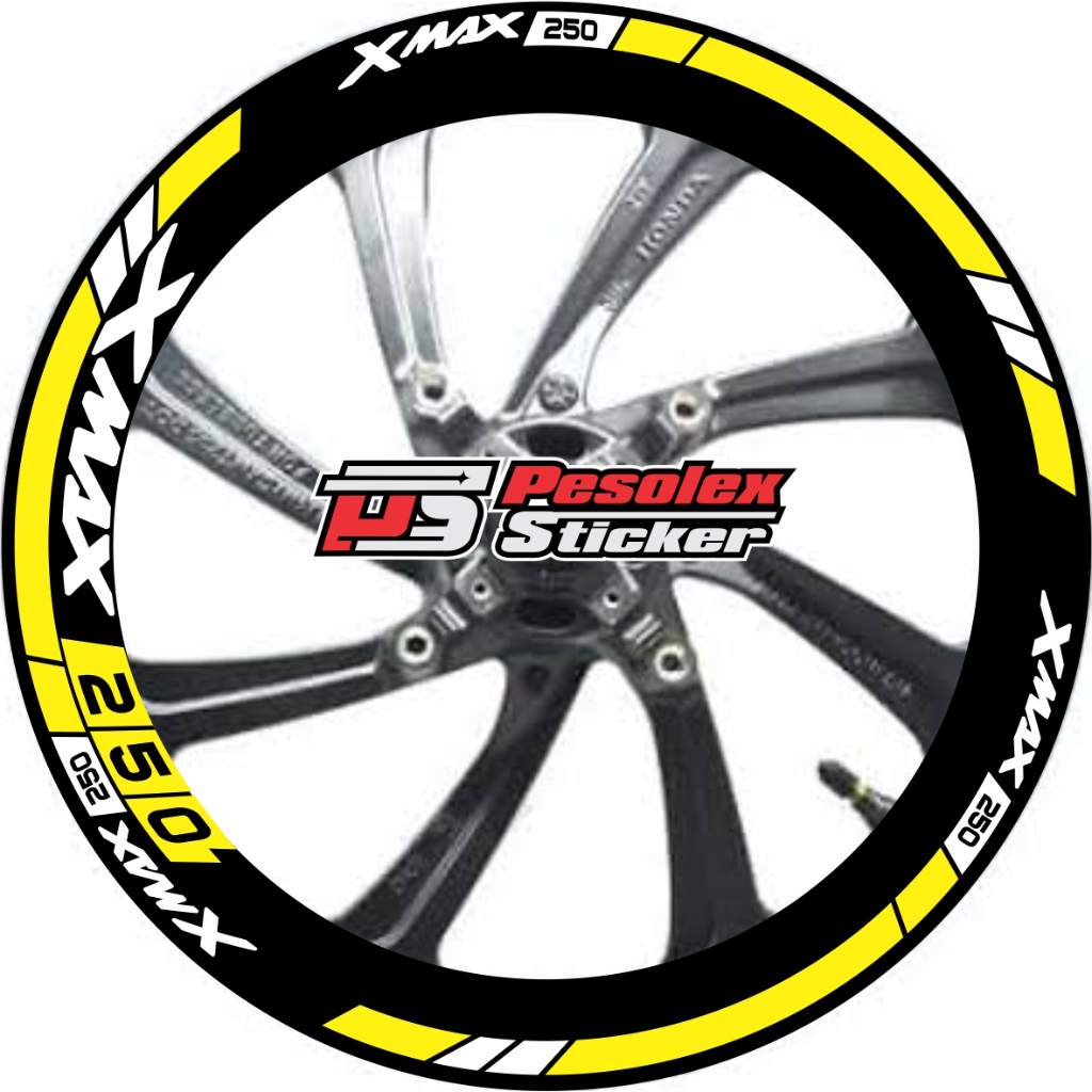 Jual CUTTING STICKER LIS VELG YAMAHA XMAX 250 01 | Shopee Indonesia