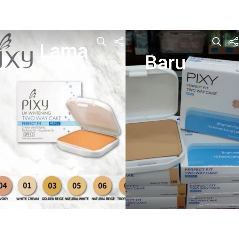 Jual Pixy Perfect Fit Two Way Cake Refill Full Case Bedak Pixi ...