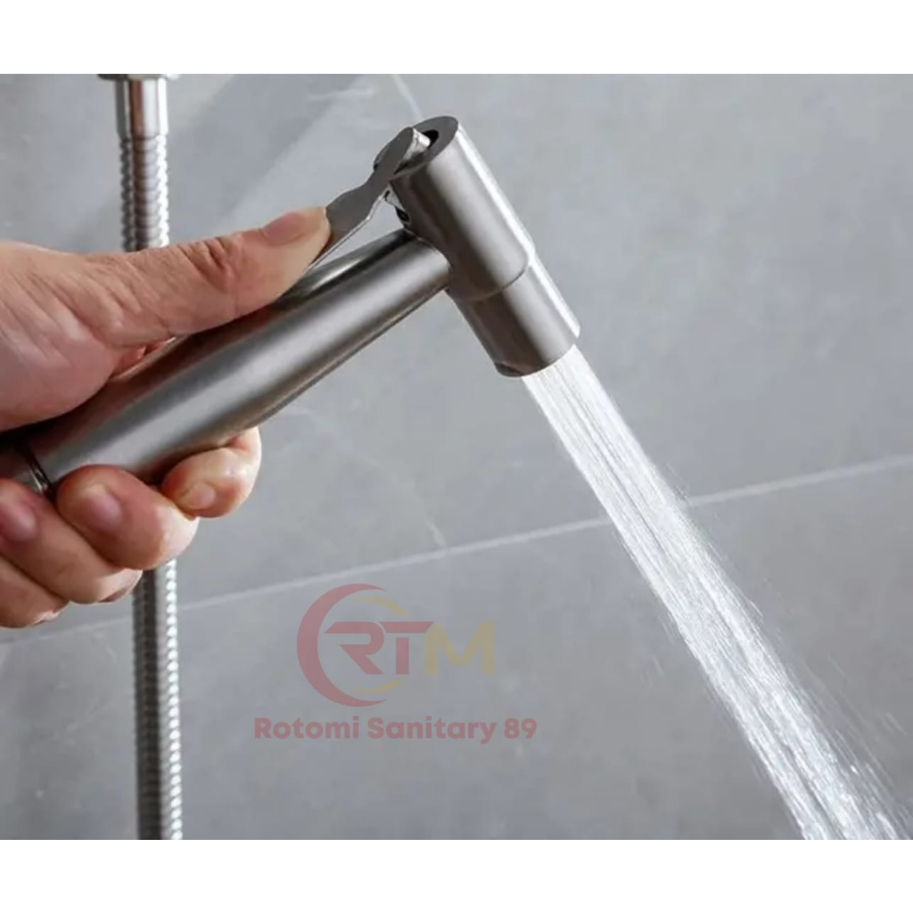 Jual Toilet Shower Jet Washer Bidet Cebok Kloset Closet WC Stainlles ...
