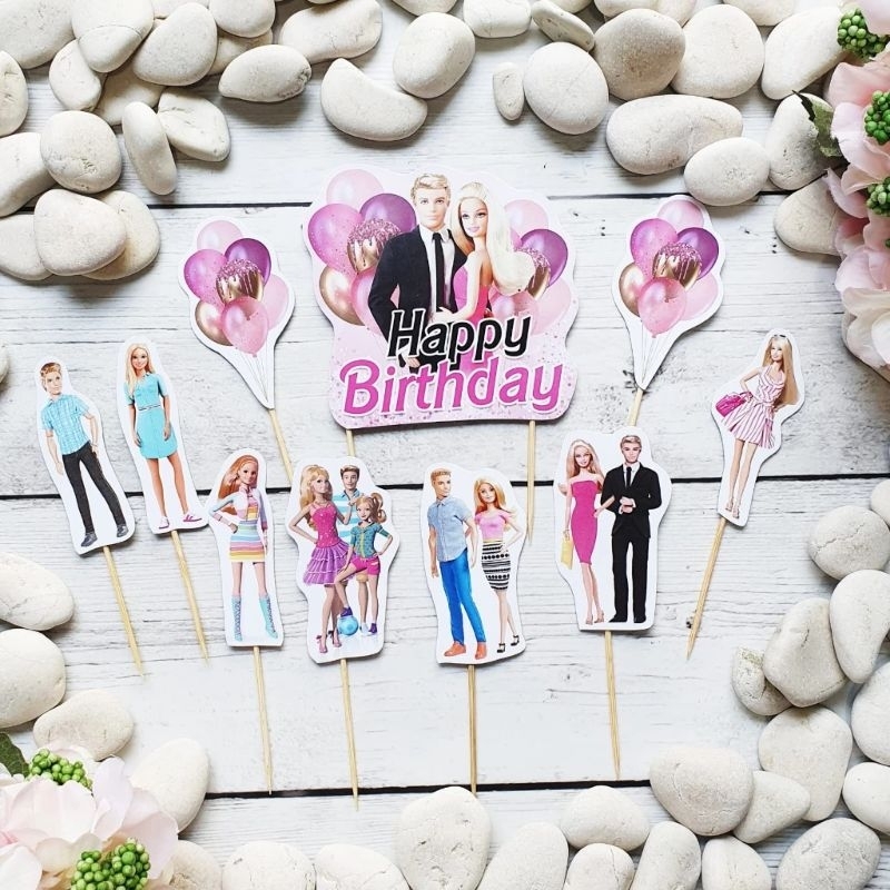 Jual topper toper hiasan tusukan kue cake nasi tumpeng ulang tahun ...