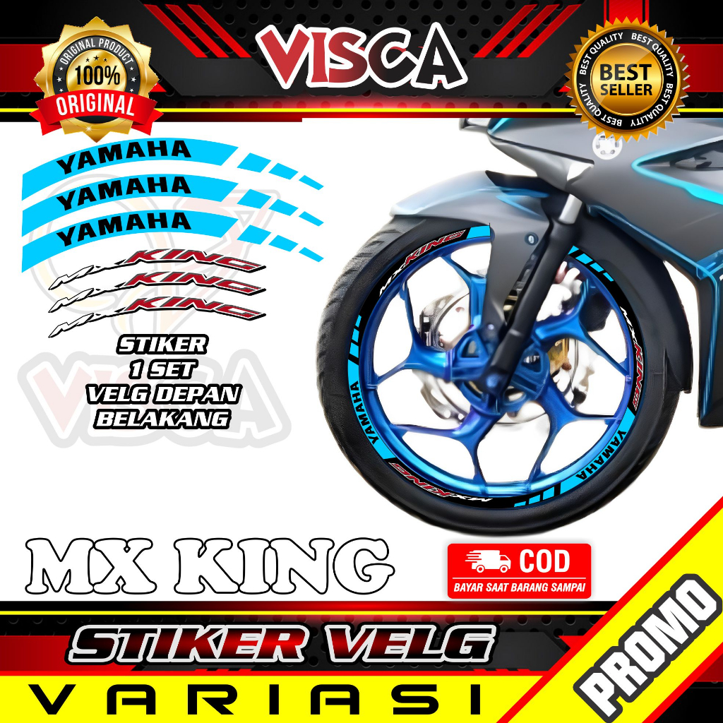 Jual Stiker Velg List Velg Motor Stiker Velg Sticker Velg MX KING 01 ...