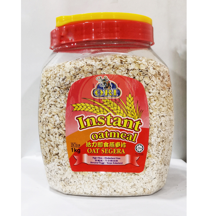 Jual [DISKON] ORI INSTANT OATMEAL 1KG/ SEREAL SARAPAN GANDUM OAT ...