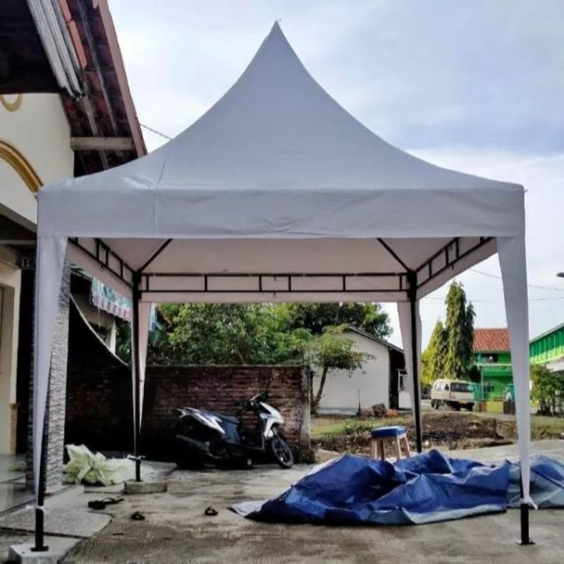 Jual ATAP TENDA JUALAN 3*3 (TORPOULIN SEMI KARET ) ATAP TENDA EVEN ATAP ...