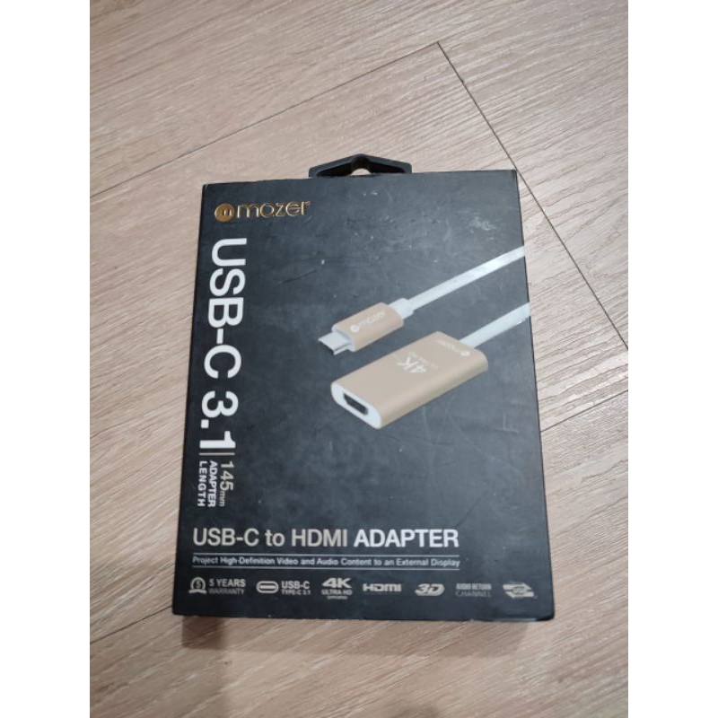 Jual Mazer Converter Usb C To Hdmi 4K Gold original | Shopee Indonesia