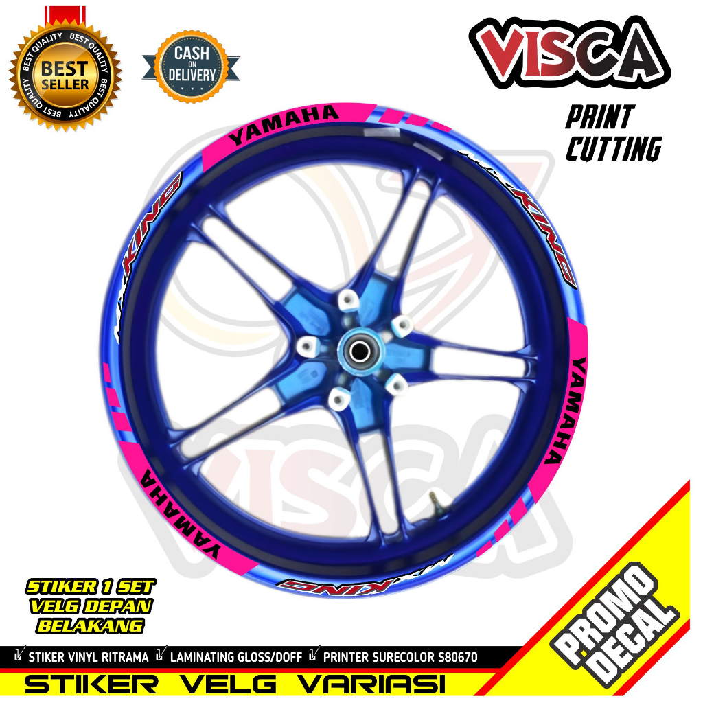 Jual Stiker Velg List Velg Motor Stiker Velg Sticker Velg MX KING 01 ...