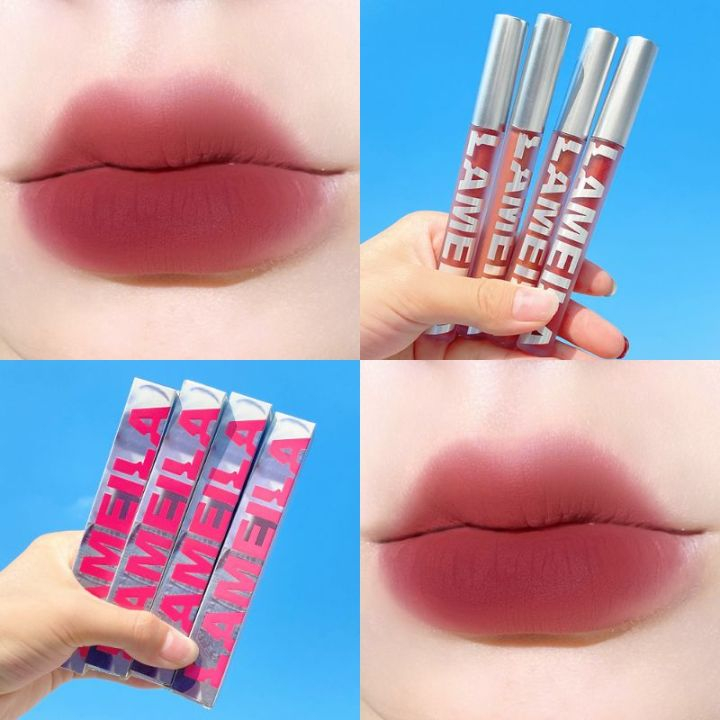 Jual LAMEILA Matte Lipstick Liquid Korean Lipstik Lip Glaze Korean Lip ...