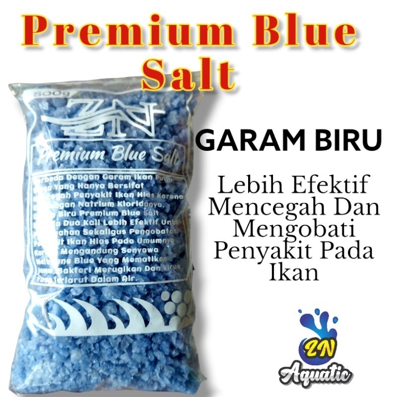 Jual garam biru premium 500g garam ikan biru BLUE SALT | Shopee Indonesia