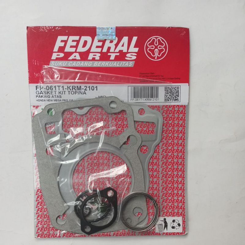 Jual Gasket Verza, Mega Pro 150 Federal FP-061T1-KRM-2101 | Shopee ...