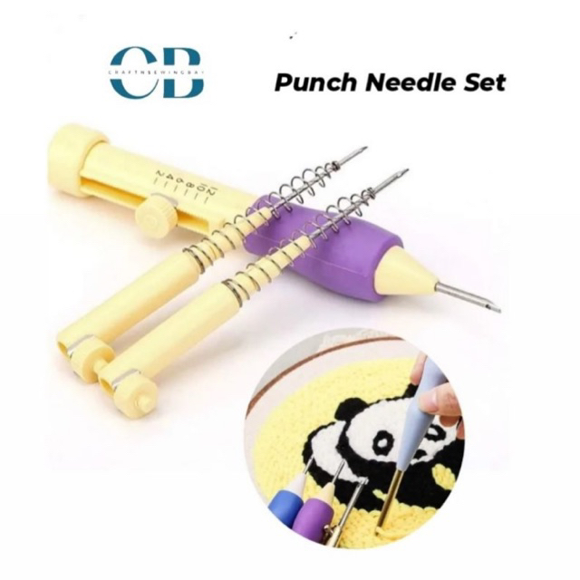 Jual Alat Sulam Set/ Embroidery Needle Set/Punch Needle Set | Shopee ...