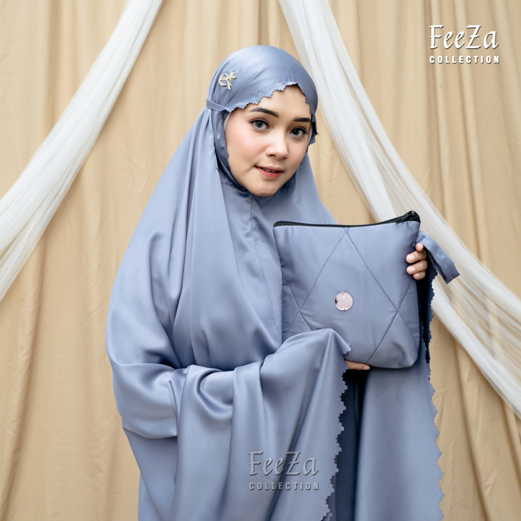 Jual PREMIUM - Mukena Dewasa 2in1 Set Sajadah Laser Cut - Mukena Travel ...
