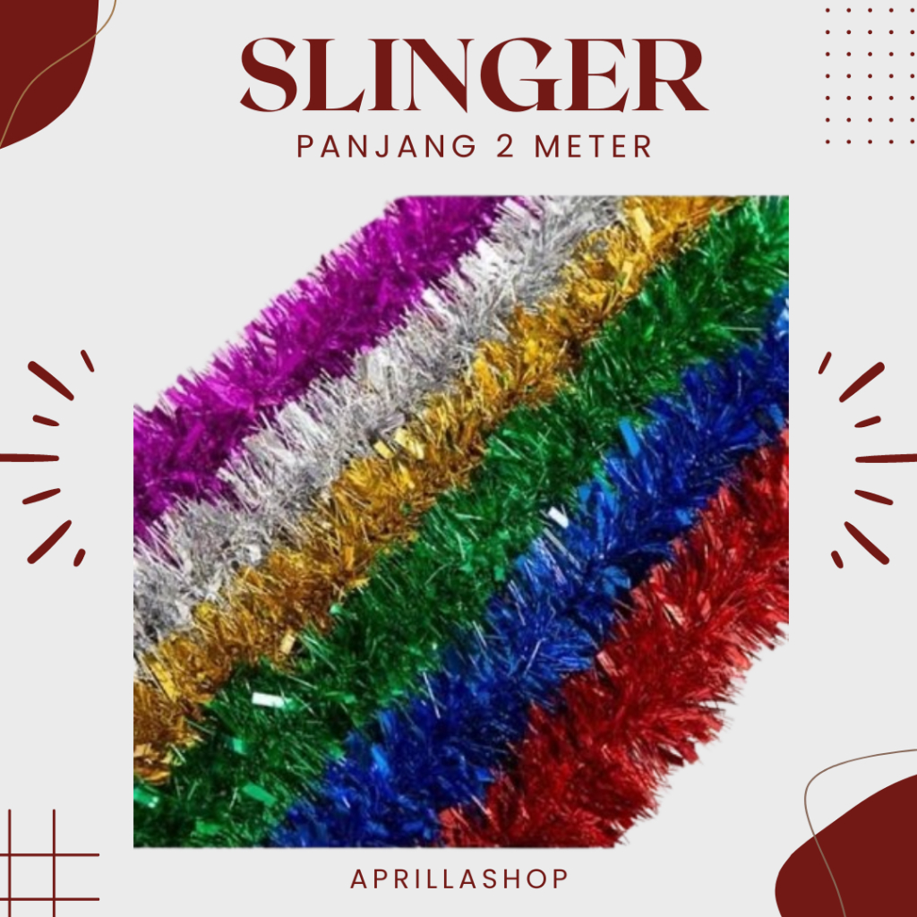 Jual Slinger Rumbai Warna-Warni Hiasan Dekorasi | Shopee Indonesia