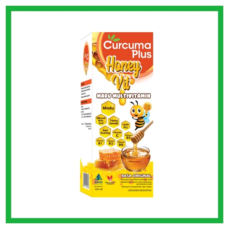 Jual Curcuma Plus Honey Vit 100ml Madu Multivitamin | Shopee Indonesia