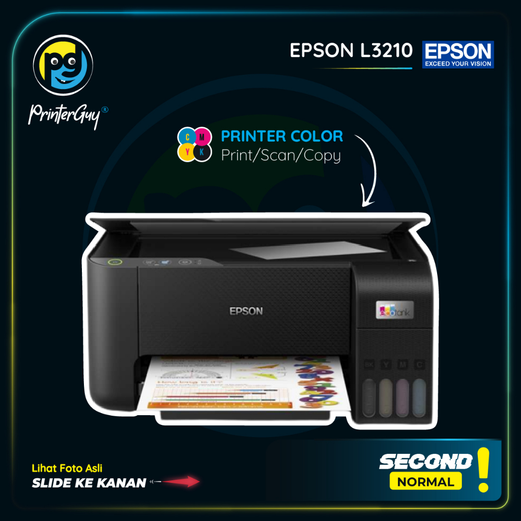 Jual Printer Warna Epson EcoTank L3210 Print scan copy | Shopee Indonesia