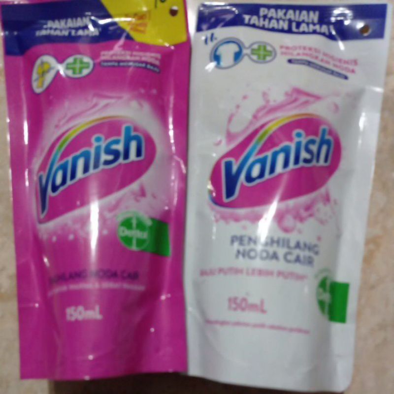 Jual Vanish Penghilang Noda Cair Warna/Putih Multifungsi 150ml | Shopee Indonesia