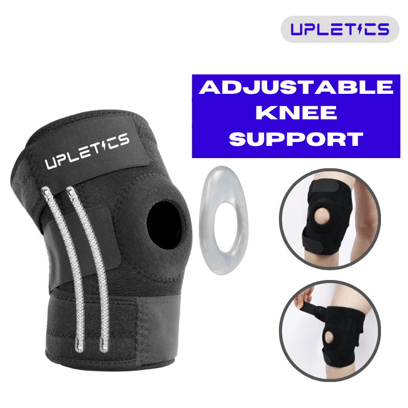 Jual Upletics Knee Pad Patella Support With Spring | Deker Pelindung Lutut | Shopee Indonesia