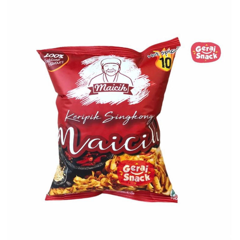 Jual Keripik Singkong Maicih Pedas Level 10 Bumbu Rempah Oleh2 Khas ...