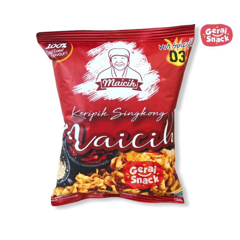 Jual Keripik Singkong Maicih Bob Pedas Level 3 Khas Bandung 100 gr ...