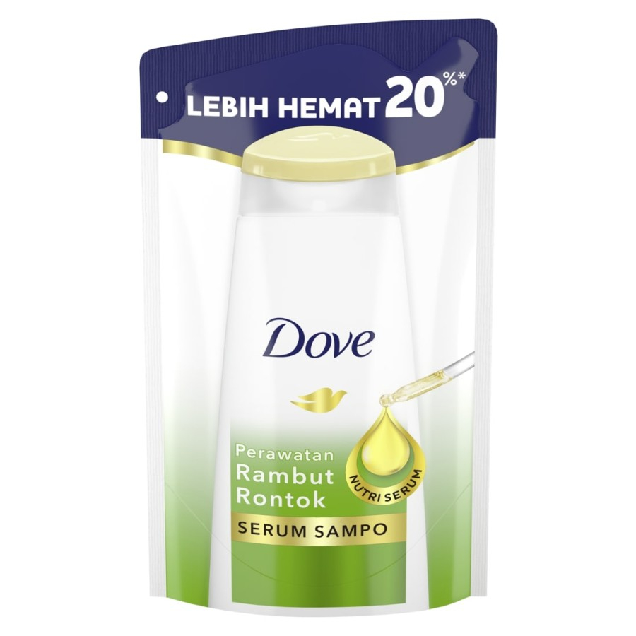 Jual Dove Shampo Perawatan Rambut Rontok Sampo 900 ML Pouch | Shopee ...
