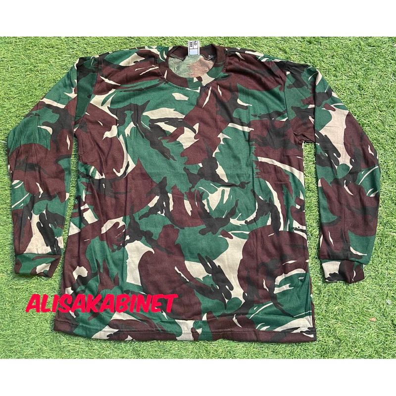 Jual Kaos Karnaval Dewasa Lengan Panjang Loreng Malvinas TNI | Shopee Indonesia