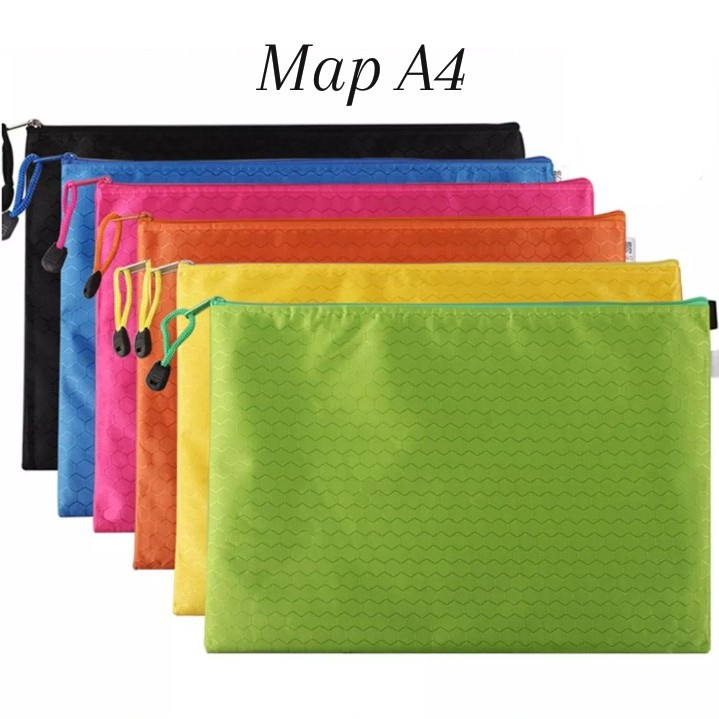 Jual TOKOJUJUR Map Dokumen Buku Sleting A4 Kartun dan Pola Warna Warni ...