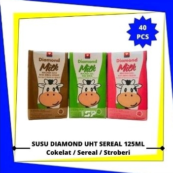 Jual Diamond Milk Susu UHT 125ml Chocolate 1 dus | Shopee Indonesia