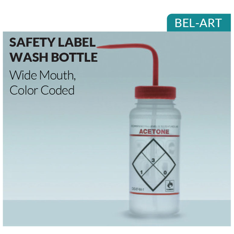 Jual BEL ART | SAFETY LABEL WASH BOTTLE 500mL Ethyl Asetate Botol bilas ...